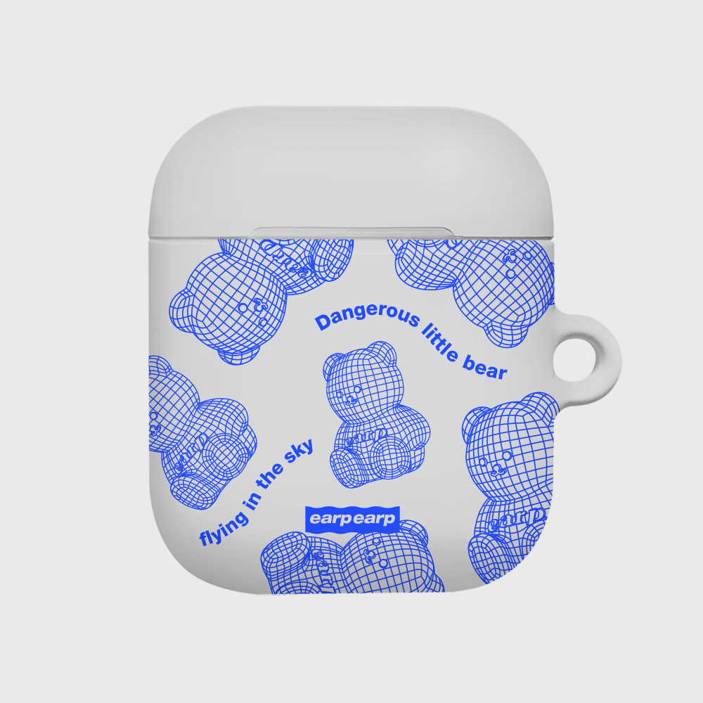 코비 그리드 패턴-그레이(에어팟-하드) COVY GRID PATTERN-GREY(AIR PODS-HARD) - 어프어프