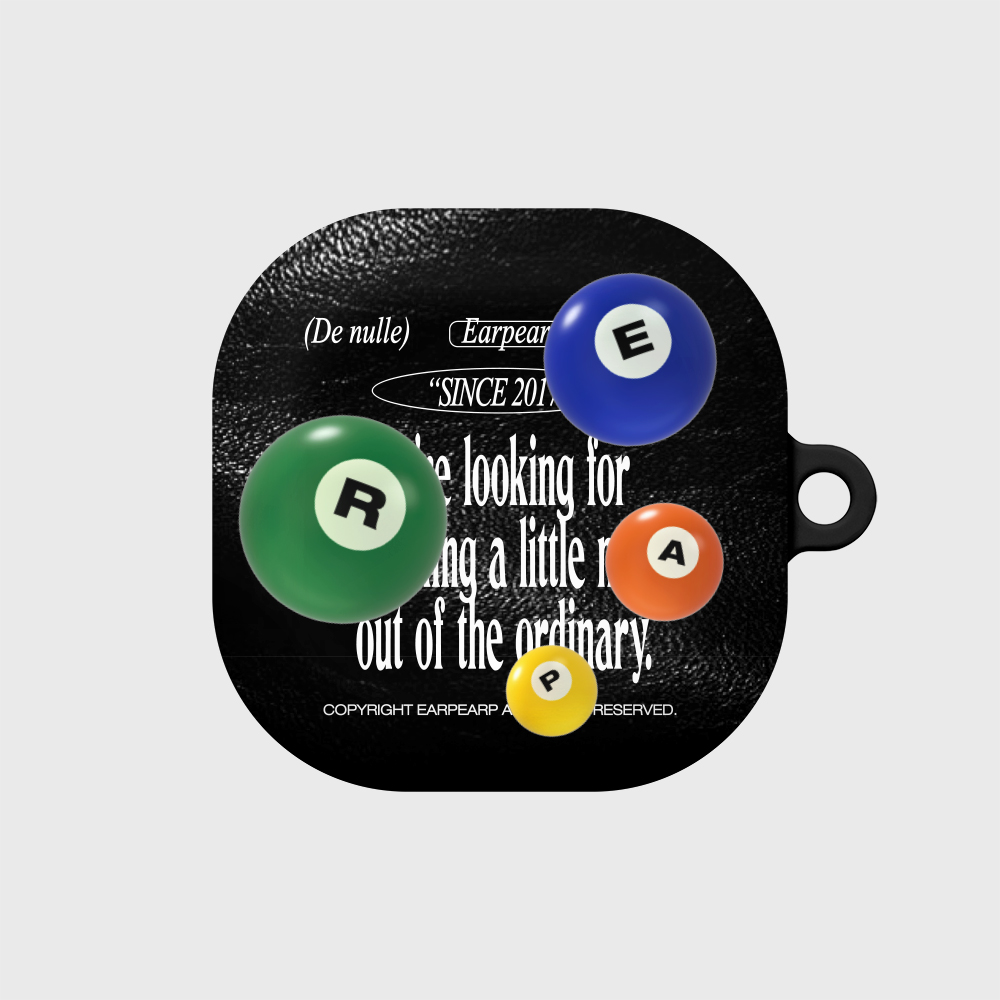 포켓볼 오브젝트-블랙(버즈-하드) POCKETBALL OBJECT-BLACK(BUDS-HARD) - 어프어프