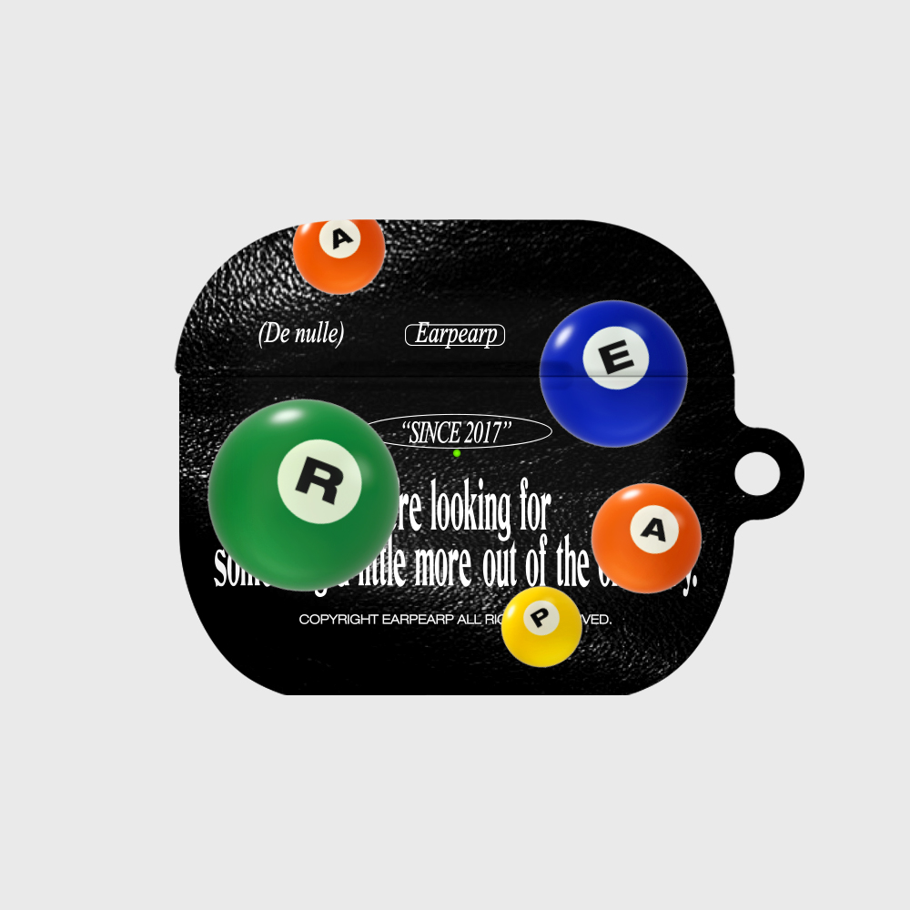 포켓볼 오브젝트-블랙(에어팟3-하드) POCKETBALL OBJECT-BLACK(AIR PODS3-HARD) - 어프어프