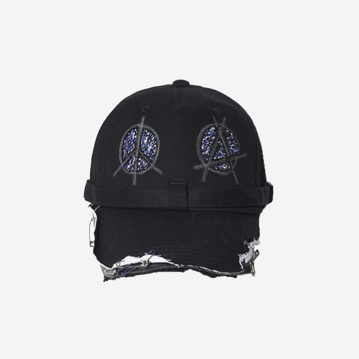 터프 플래그 댕기 캡 도깨비 트위드 아이 버전 ( 블랙 / 블루 ) Tough Flag Danggi Cap Dokebi ...