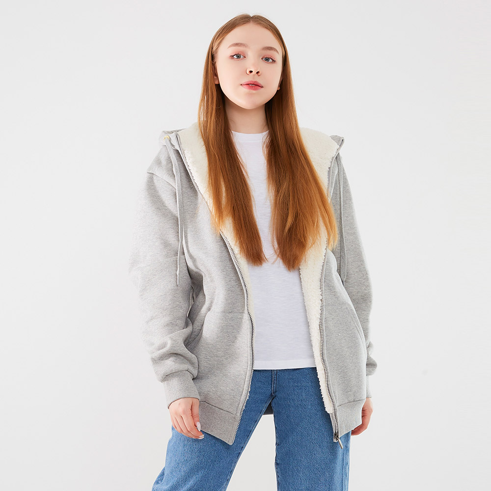 5Color 베이직 양털 후드집업 GHZ-252 HOODED ZIP-UP GHZ252 - 고스트리퍼블릭