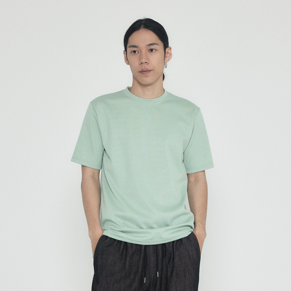 베이직 무지 반팔티셔츠 (민트) BASIC MUJI SHORT SLEEVE (MINT) - 아날로그무드