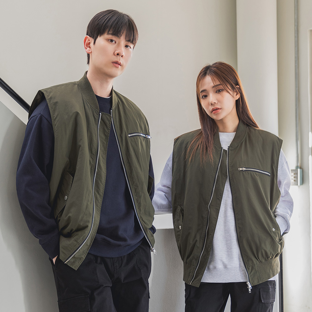 앨빈클로 빈티지 패딩 조끼 AZH647 (2 COLOR) ALVINCLO VINTAGE PUFFER VEST AZH647 (2 ...