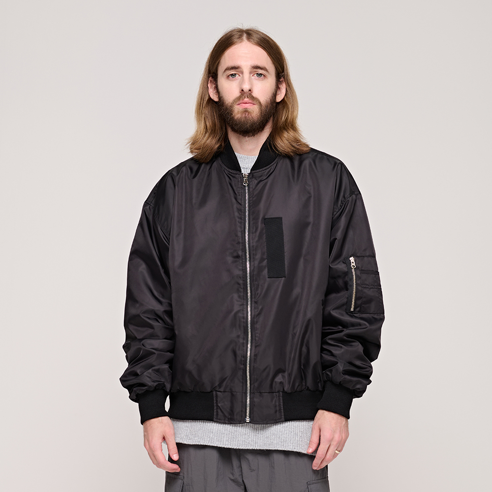 CB OVER MA-1 JACKET (BLACK) CB OVER MA-1 JACKET (BLACK) - 카고브로스