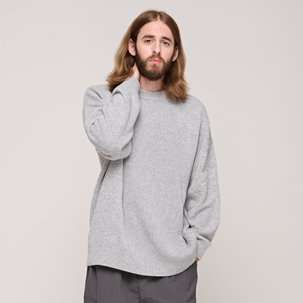 CB WASHED OVER KNIT (GRAY) CB WASHED OVER KNIT (GRAY) - 카고브로스