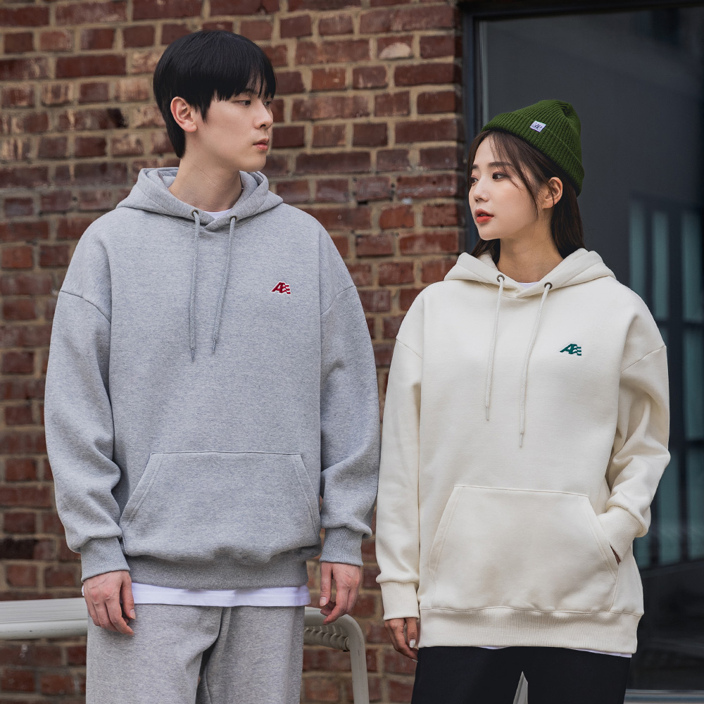 앨빈클로 A로고 자수 오버핏 후드티 AVH743 (3 COLOR) ALVINCLO A LOGO OVER-FIT HOODIE ...