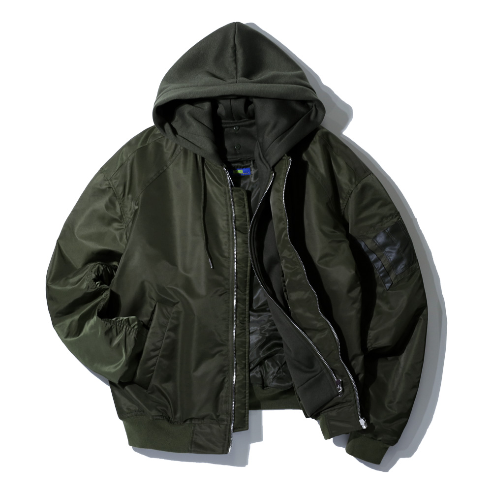 앨빈클로 MA-1 후드 항공 점퍼 AZH898 (3 COLOR) ALVINCLO MA-1 HOODED MA-1 FLIGHT ...