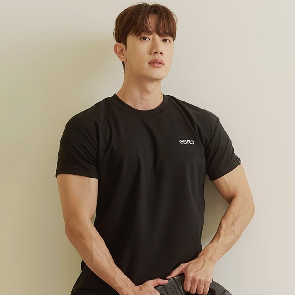 짐브로 메쉬 스몰로고 머슬핏 반팔 GBRO MESH SMALL LOGO MUSCLE FIT T SHIRTS - 짐브로