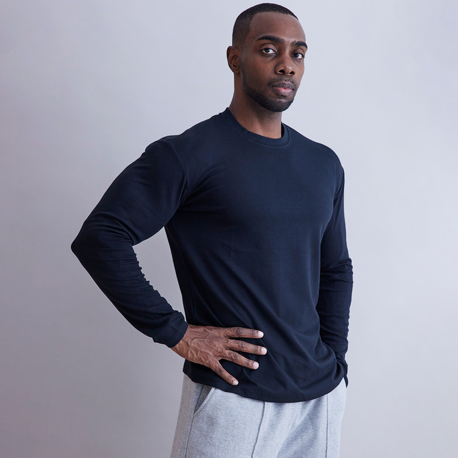 짐브로 메쉬 무지 머슬핏 긴팔 GBRO MESH MUSCLE FIT T SHIRTS - 짐브로