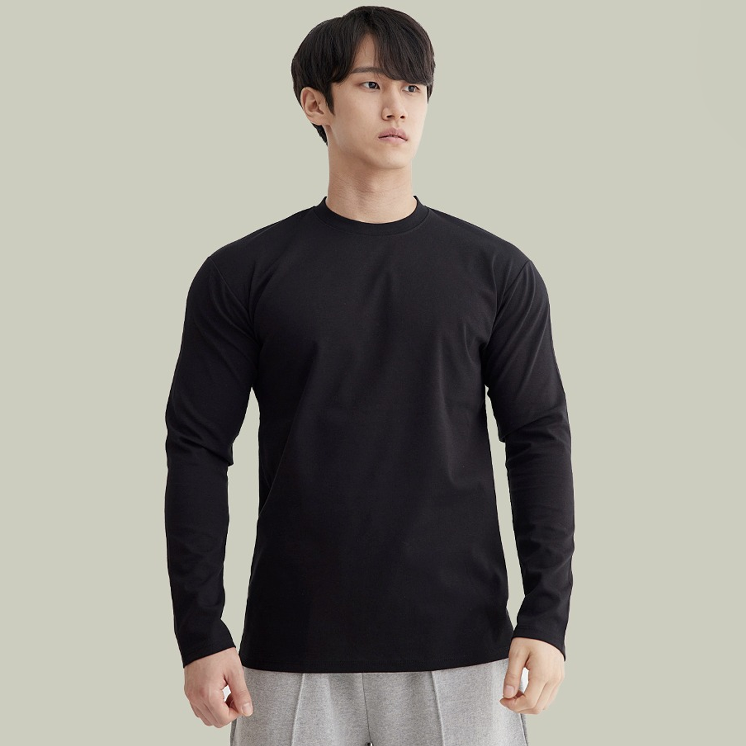 짐브로 컴팩트 머슬핏 긴팔 GBRO COMPACT MUSCLE FIT T SHIRTS - 짐브로