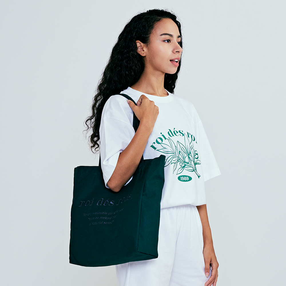 RDR 파퓰러 숄더 에코백 (그린) RDR POPULAR SHOUDER ECO BAG (GREEN) - 로아드로아