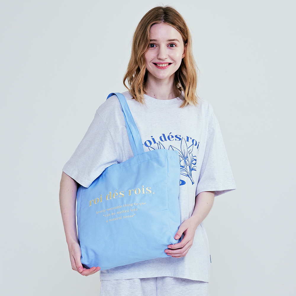 RDR 파퓰러 숄더 에코백 (스카이블루) RDR POPULAR SHOUDER ECO BAG (SKY BLUE) - 로아드로아