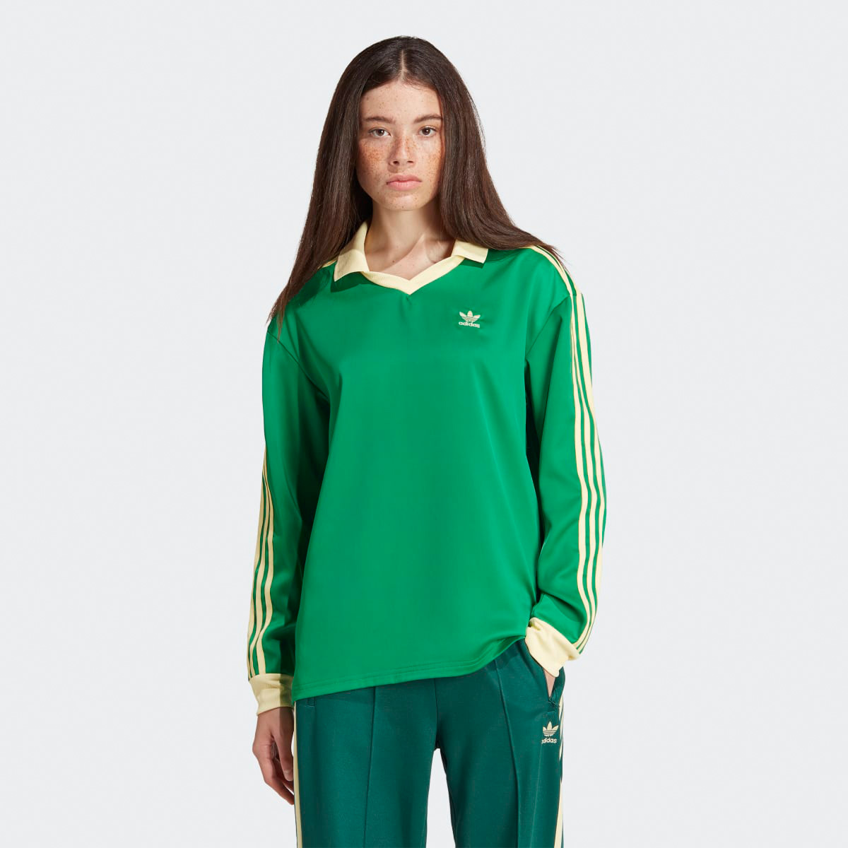 3S 새틴 롱 슬리브 3S SATIN LS - 아디다스