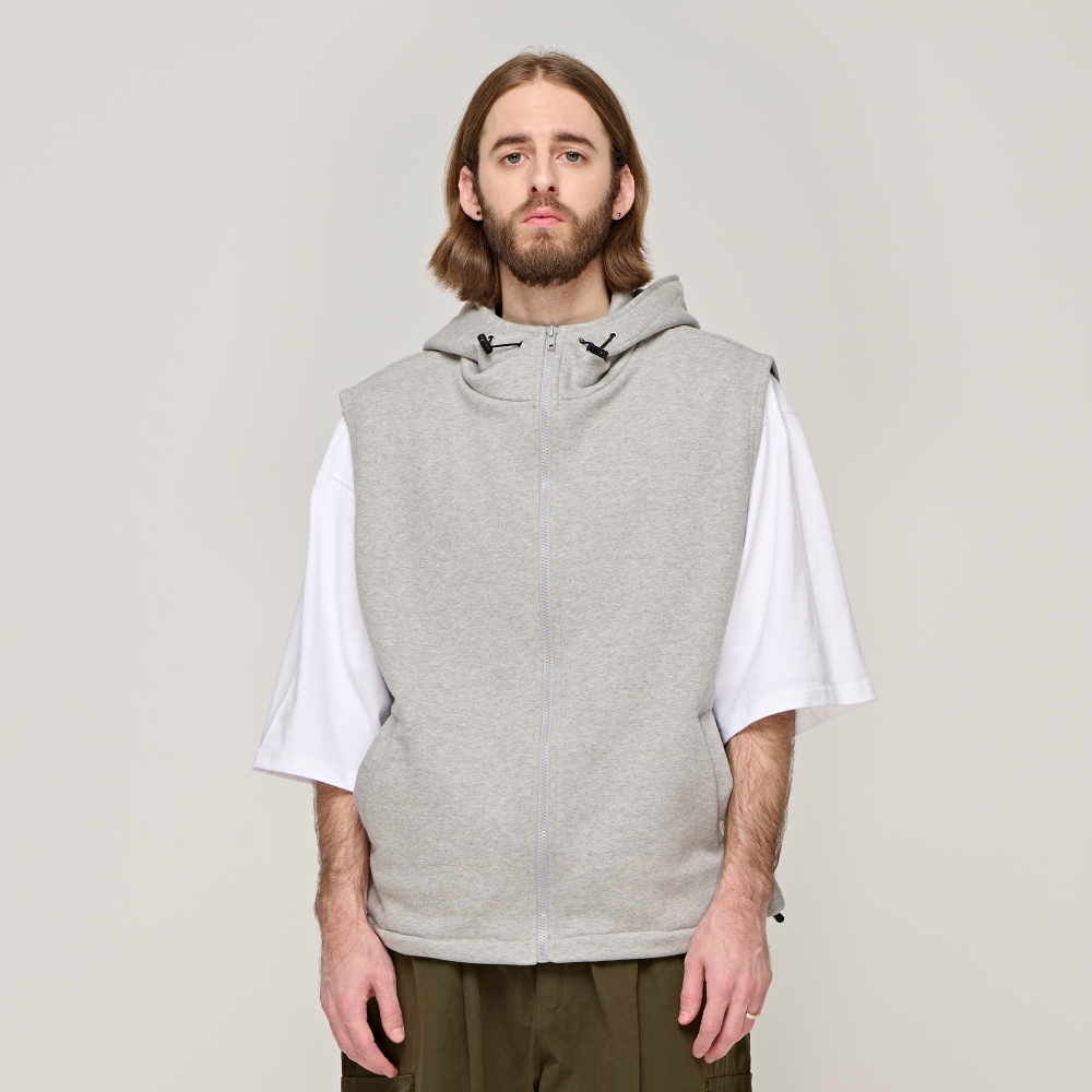 CB STRING HOOD VEST (GRAY) CB STRING HOOD VEST (GRAY) - 카고브로스