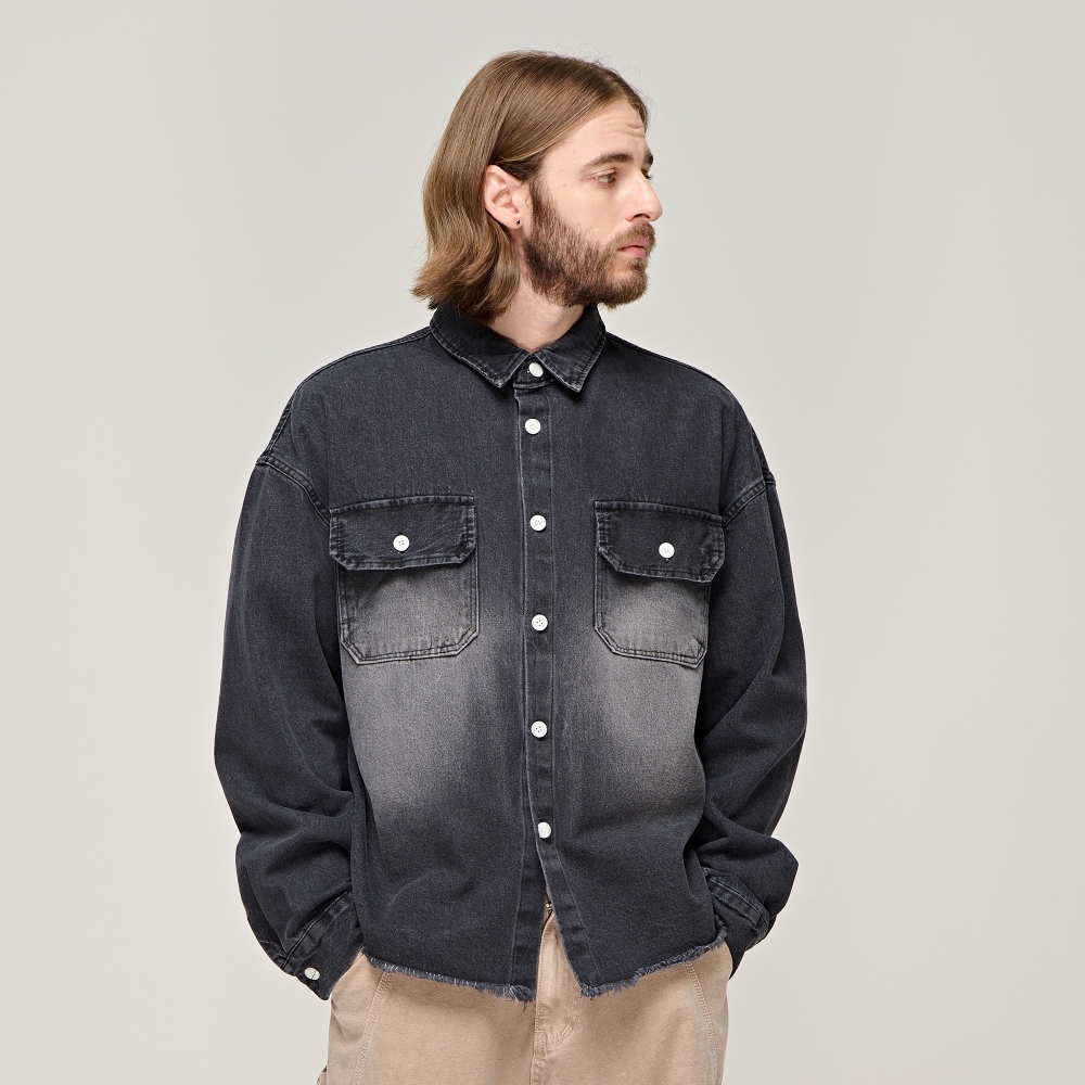 CB WORKER DENIM JACKET (BLACK) CB WORKER DENIM JACKET (BLACK) - 카고브로스
