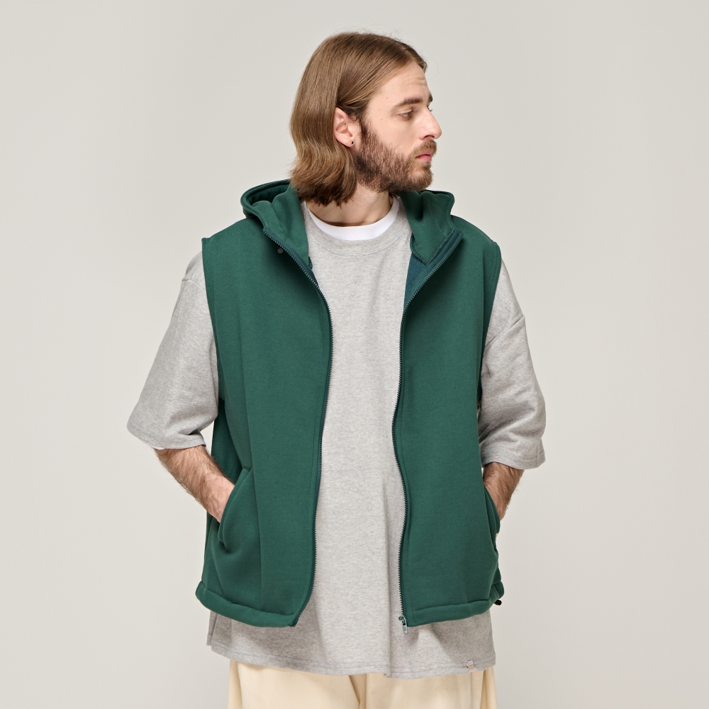 CB STRING HOOD VEST (GREEN) CB STRING HOOD VEST (GREEN) - 카고브로스