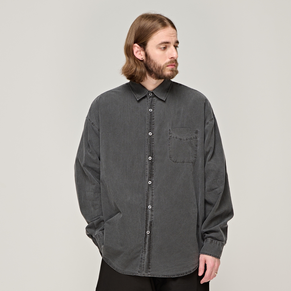 CB PIGMENT SHIRT (CHARCHOL) CB PIGMENT SHIRT (CHARCHOL) - 카고브로스