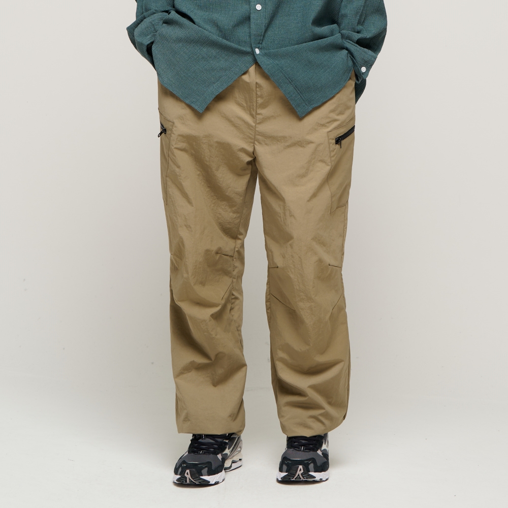 CB SIDE ZIPPER ANORAK STRING PANTS (KHAKI) CB SIDE ZIPPER ANORAK STRING ...