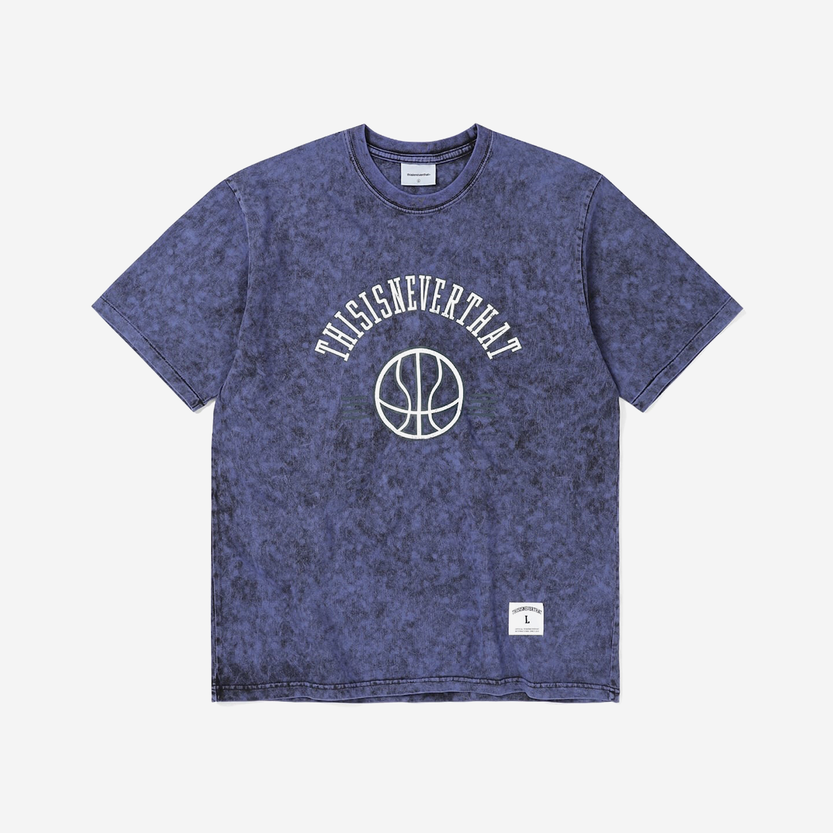 FADED BASKETBALL TEE - 디스이즈네버댓
