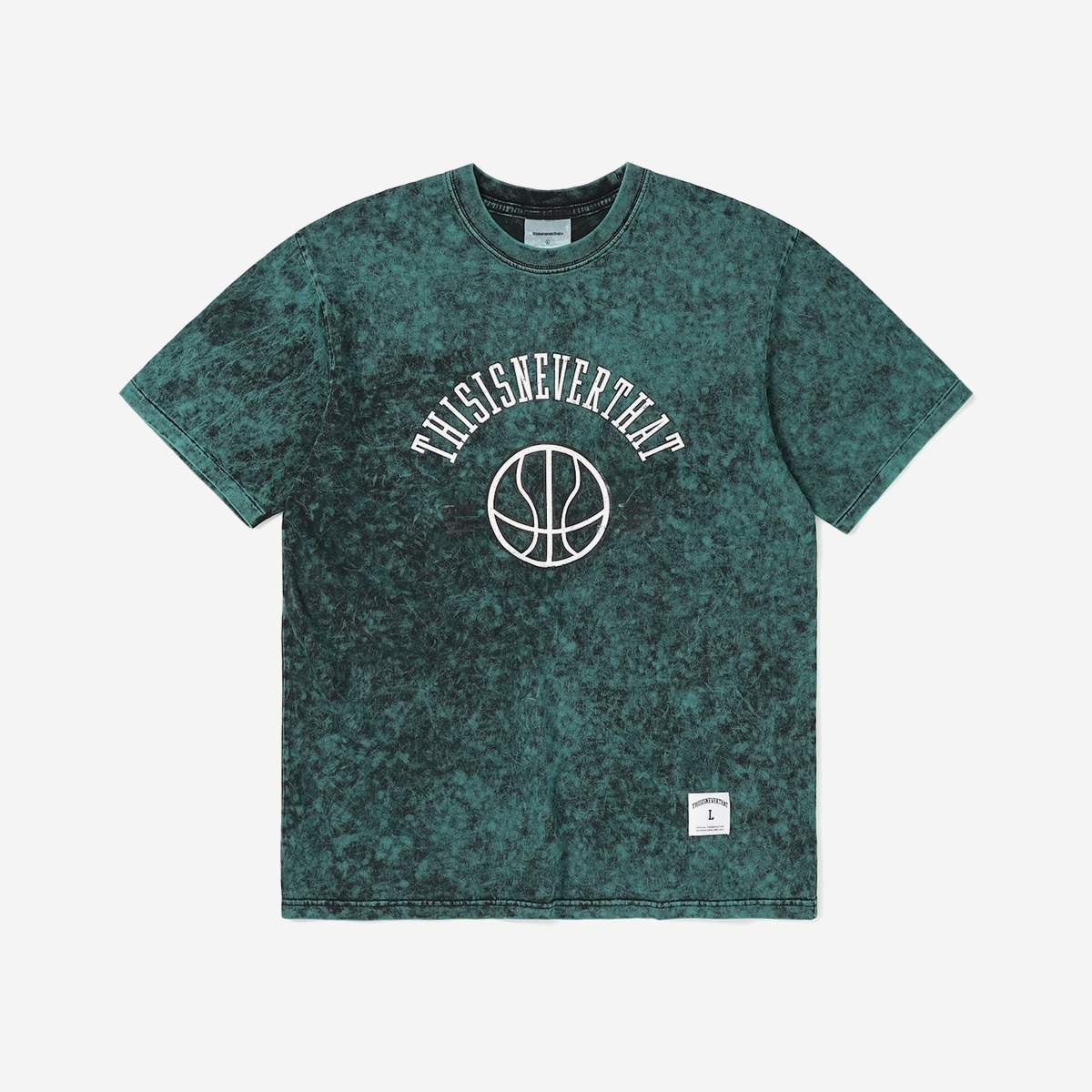 FADED BASKETBALL TEE - 디스이즈네버댓