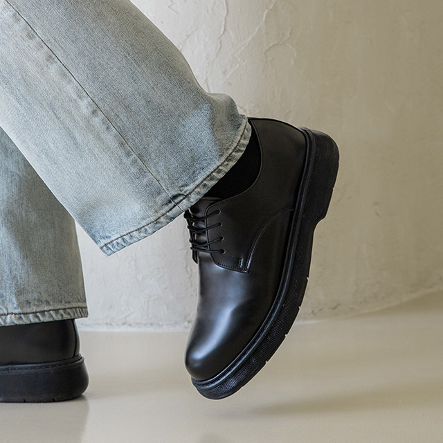 MS3399 아론 4홀 오버솔 더비슈즈 [250~280mm] aron 4hole over sole derby shoes - 파스코로젠