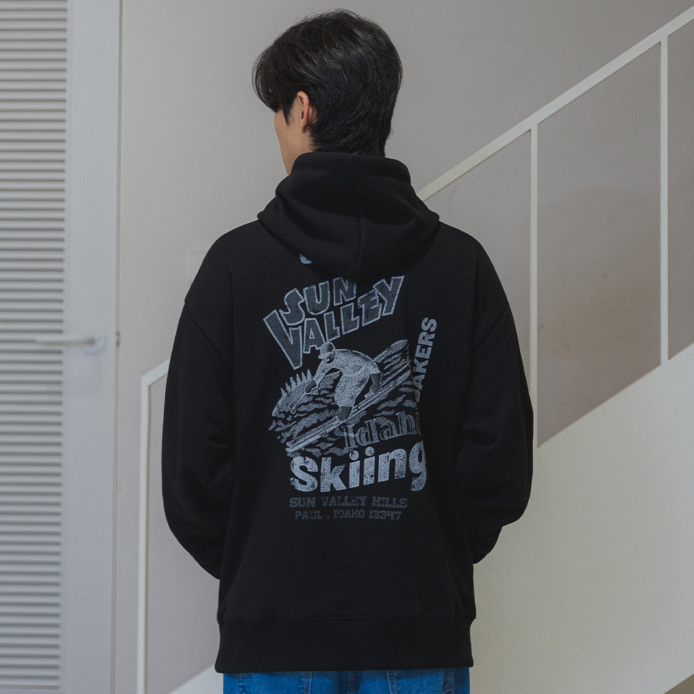 앨빈클로 선밸리 스키 오버핏 후드티 AVH603 (4 COLOR) ALVINCLO SUNVALLEY SKIING OVER-FIT ...