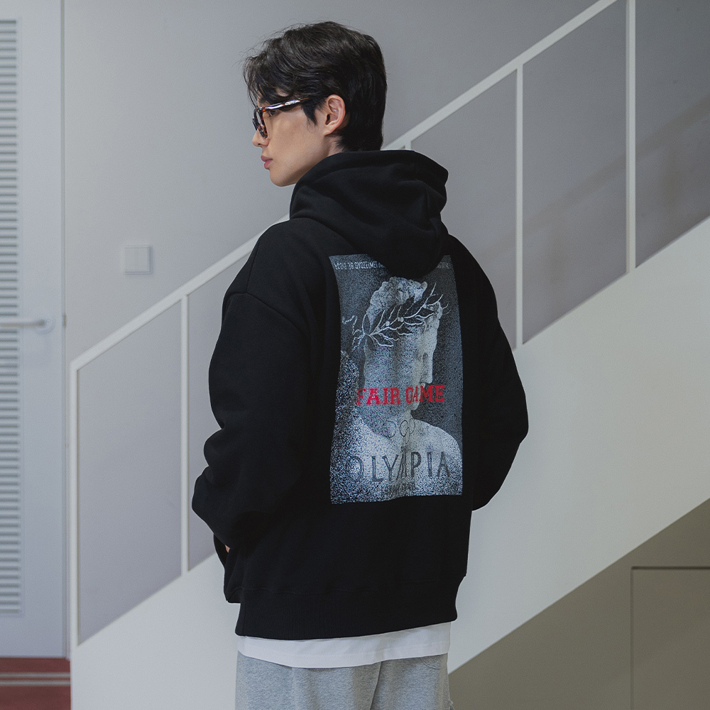 앨빈클로 페어 게임 오버핏 후드티 AVH607 (2 COLOR) ALVINCLO FAIR GAME OVER-FIT SWEAT ...