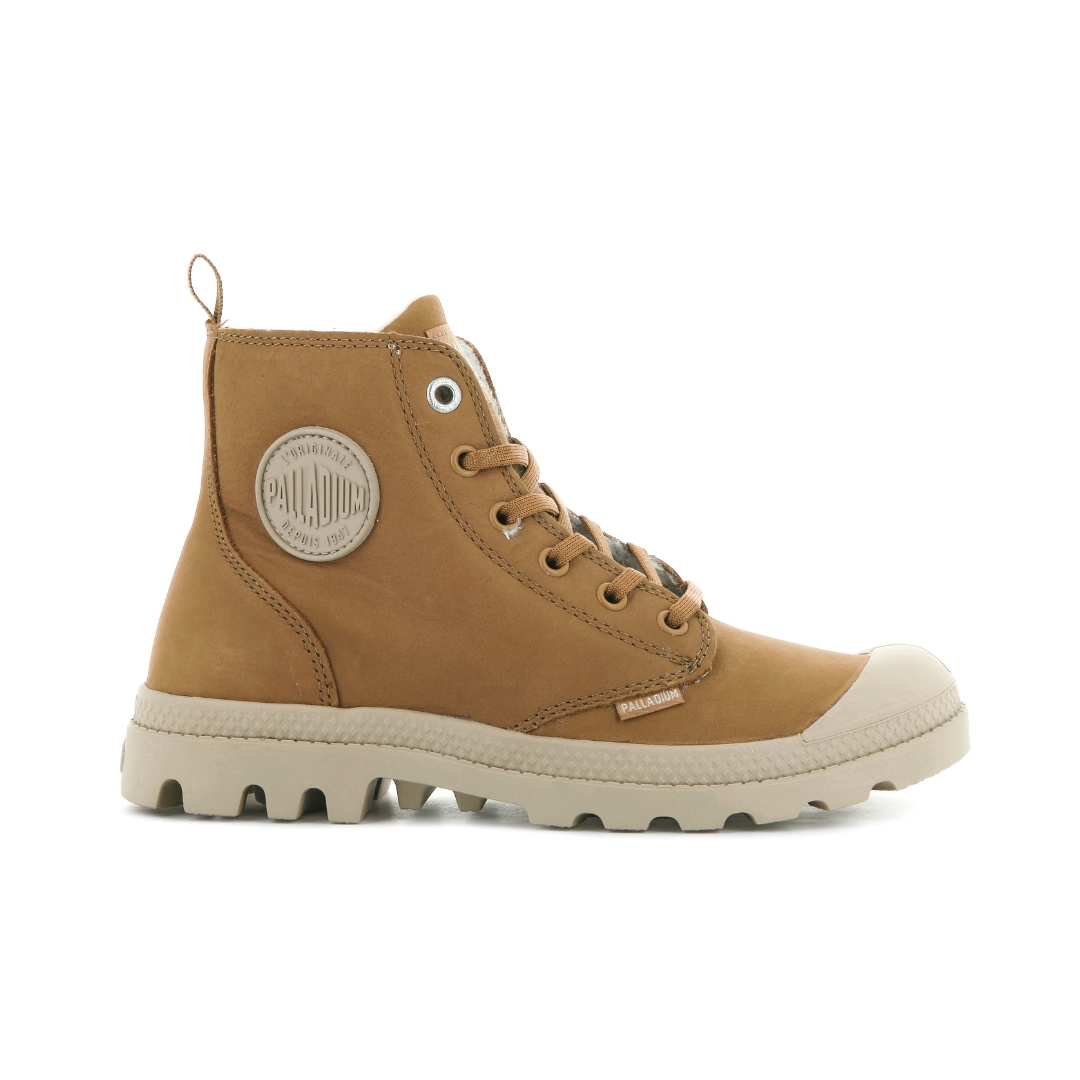 [팔라디움] 팜파하이 집업 디어브라운 여성 양털부츠 95982-252-M PAMPA HI ZIP WL - 팔라디움