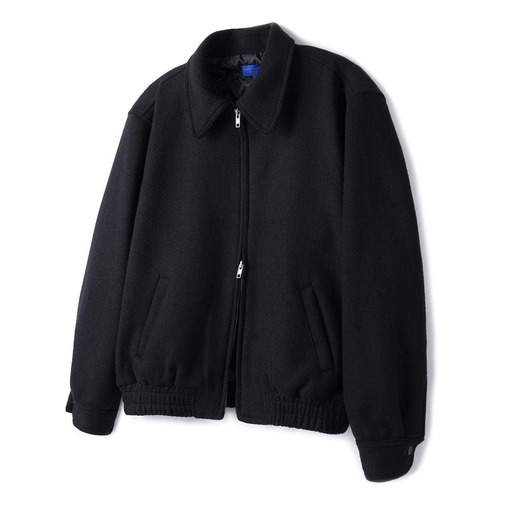 [DE LUXE] 앨빈클로 울 혼방 패디드 블루종 투웨이 집업 자켓 DLX1281 [DE LUXE] ALVINCLO Wool ...