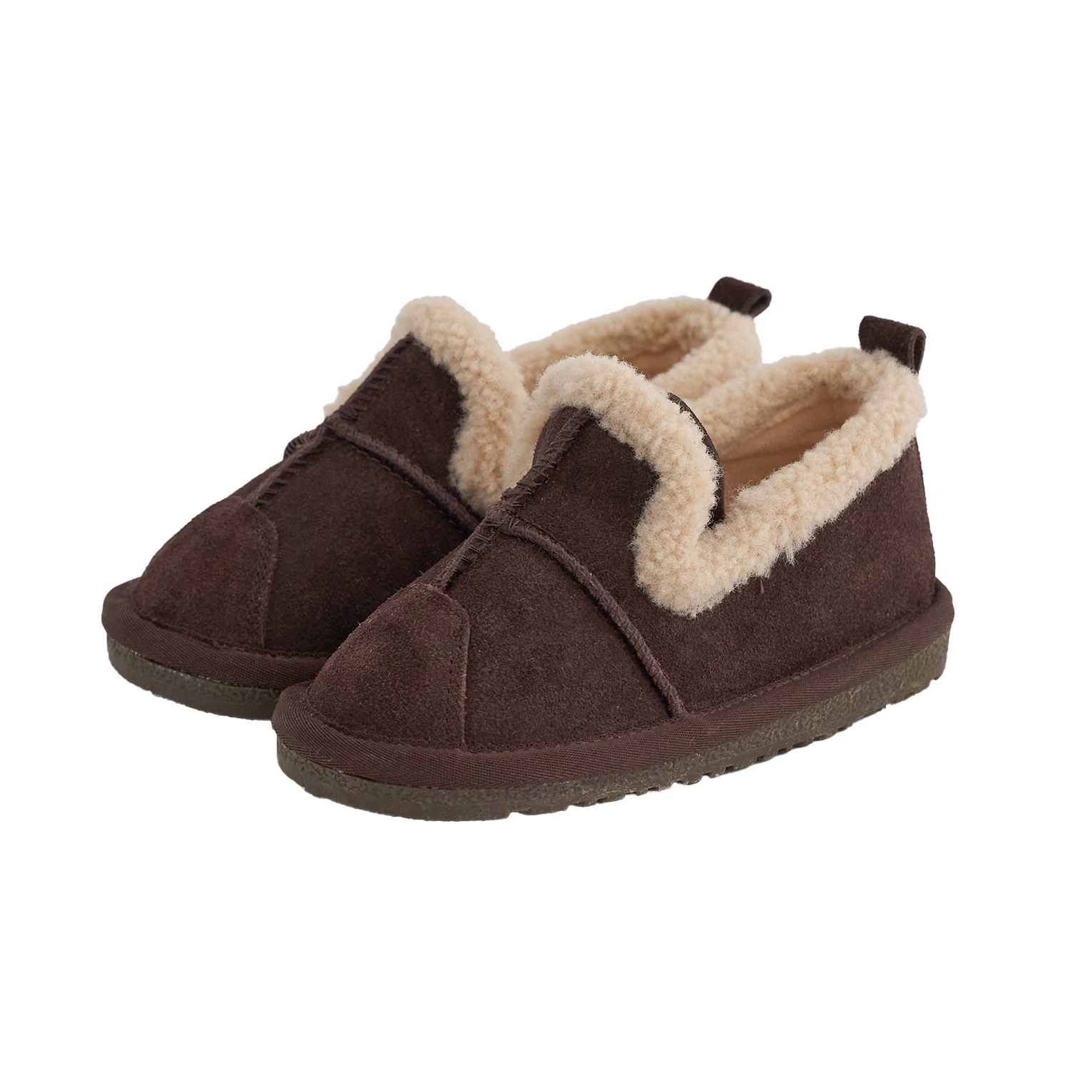 남녀공용 콤파스 로퍼 브라운 Compass Lopper Shoes - 베이비잼