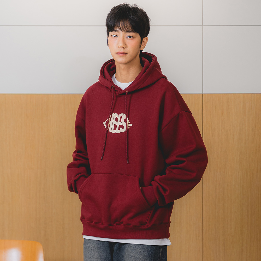 [기모] 앨빈클로 치즈 오버핏 후드티 AVH899 (3 COLOR) ALVINCLO CHEESE OVER-FIT HOODIE ...
