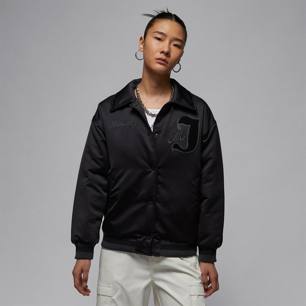 우먼스 조던 바시티 재킷 W J VARSITY JKT CORE - 조던