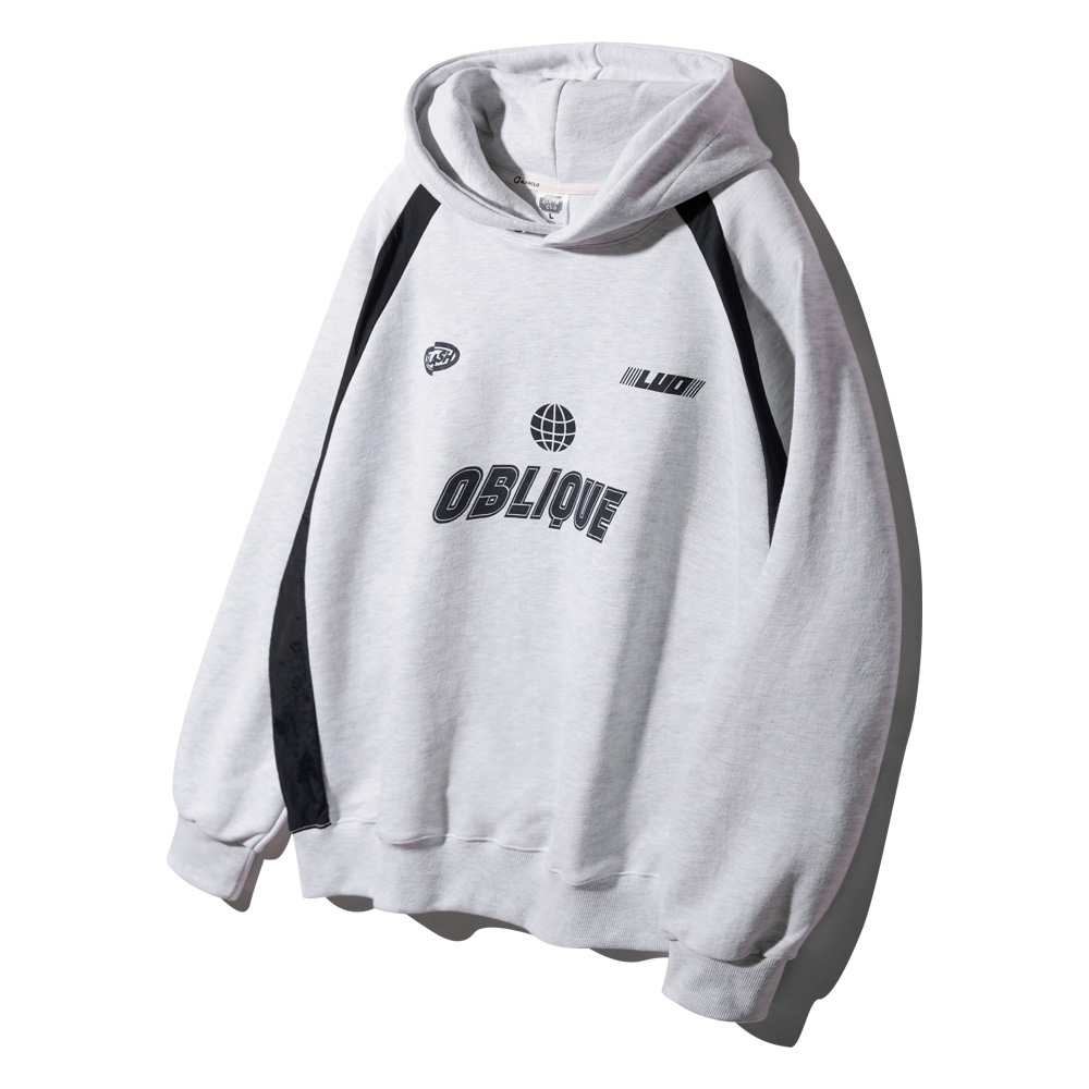 앨빈클로 오블리크 사이드 배색 오버핏 후드티 AVH657 (5 COLOR) ALVINCLO OBLIGUE SIDE COLOR ...