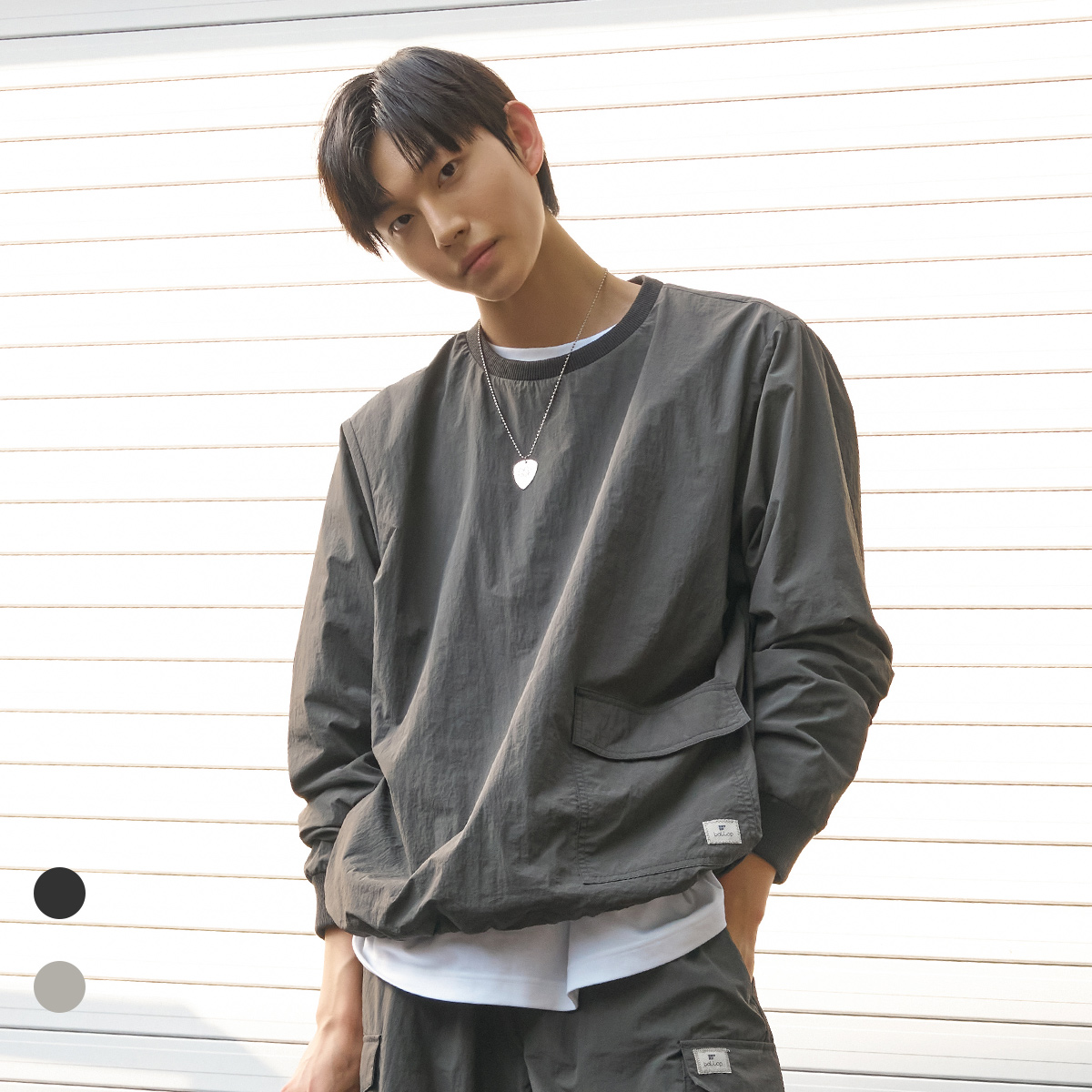 밸롭 슬롭 아웃포켓 맨투맨 SLOP OUT-POCKET SWEAT SHIRTS - 밸롭