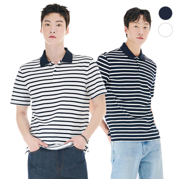 스트라이프 PK 카라 T-SHIRT/2Color striped PK collar T-SHIRT/2Color - 체이스컬트