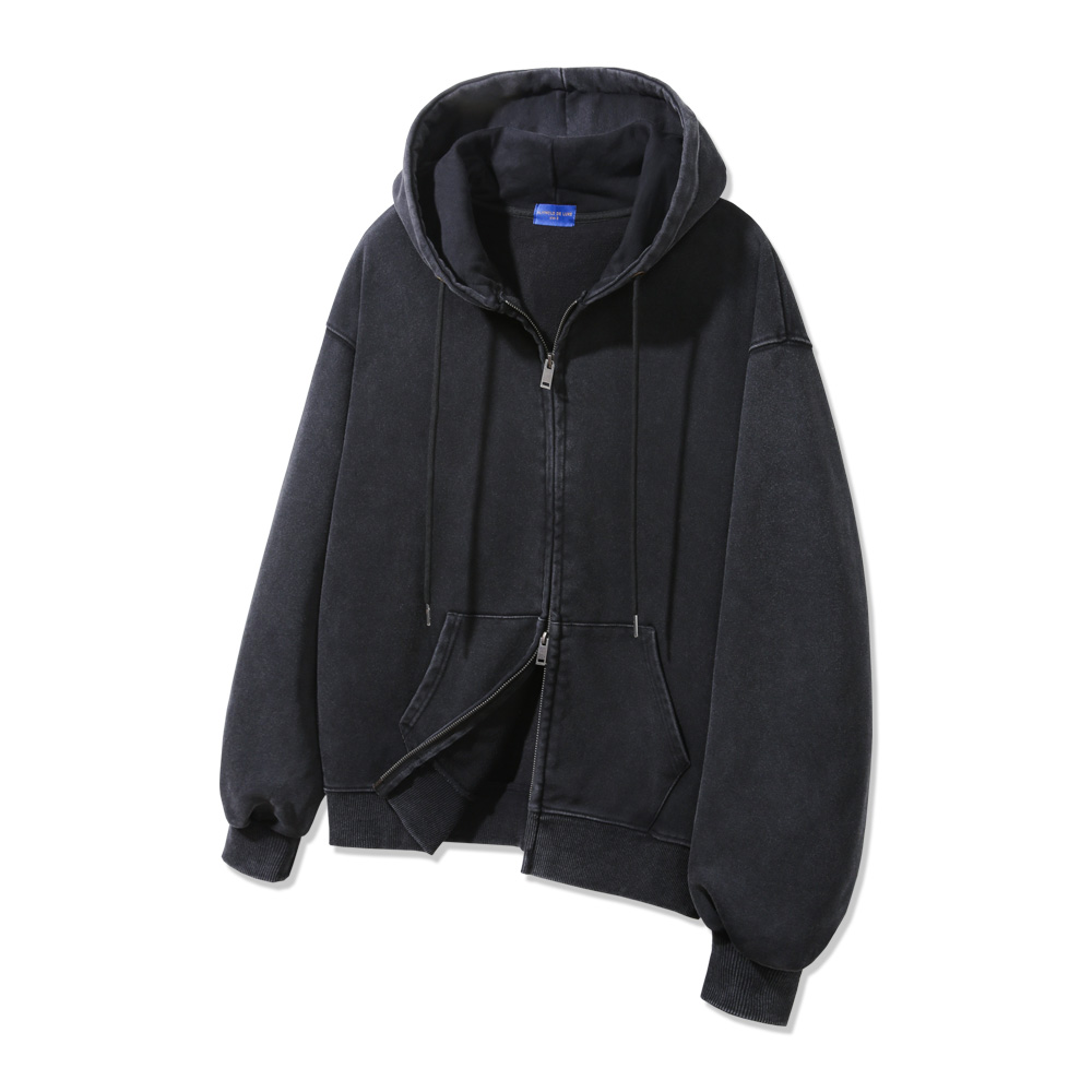[DELUXE] 앨빈클로 피그먼트 오버핏 후드집업 DLX2977 (3 COLOR) [DELUXE] ALVINCLO Pigment ...