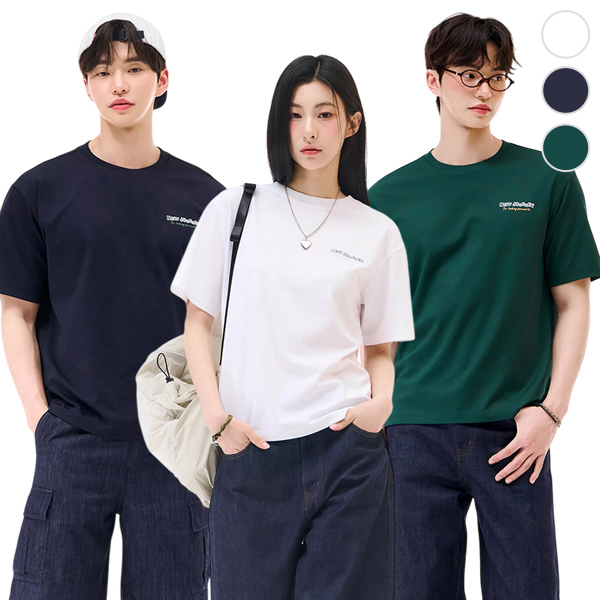 (UNISEX) Drawing 그래픽 반팔 T-SHIRT/3Color (UNISEX) Drawing Graphic Short ...
