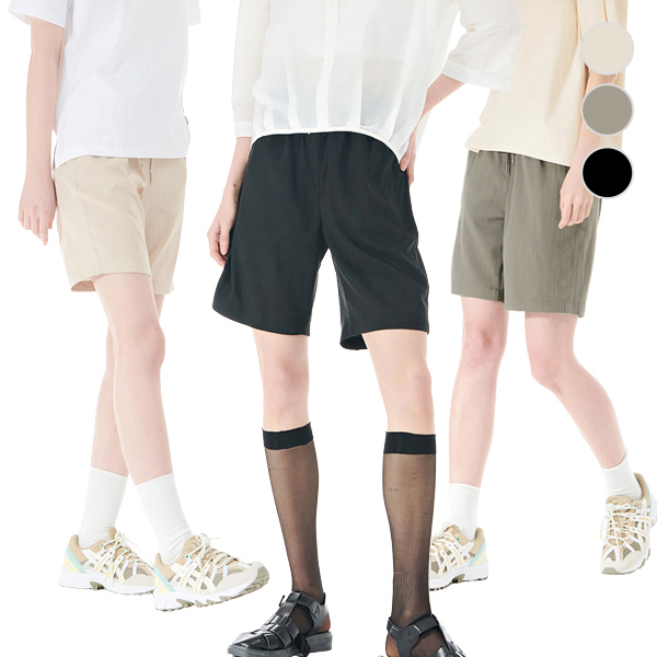 린넨 라이크 4부 PANTS/3Color LINEN-LIKE 4-PART PANTS/3Color - 체이스컬트